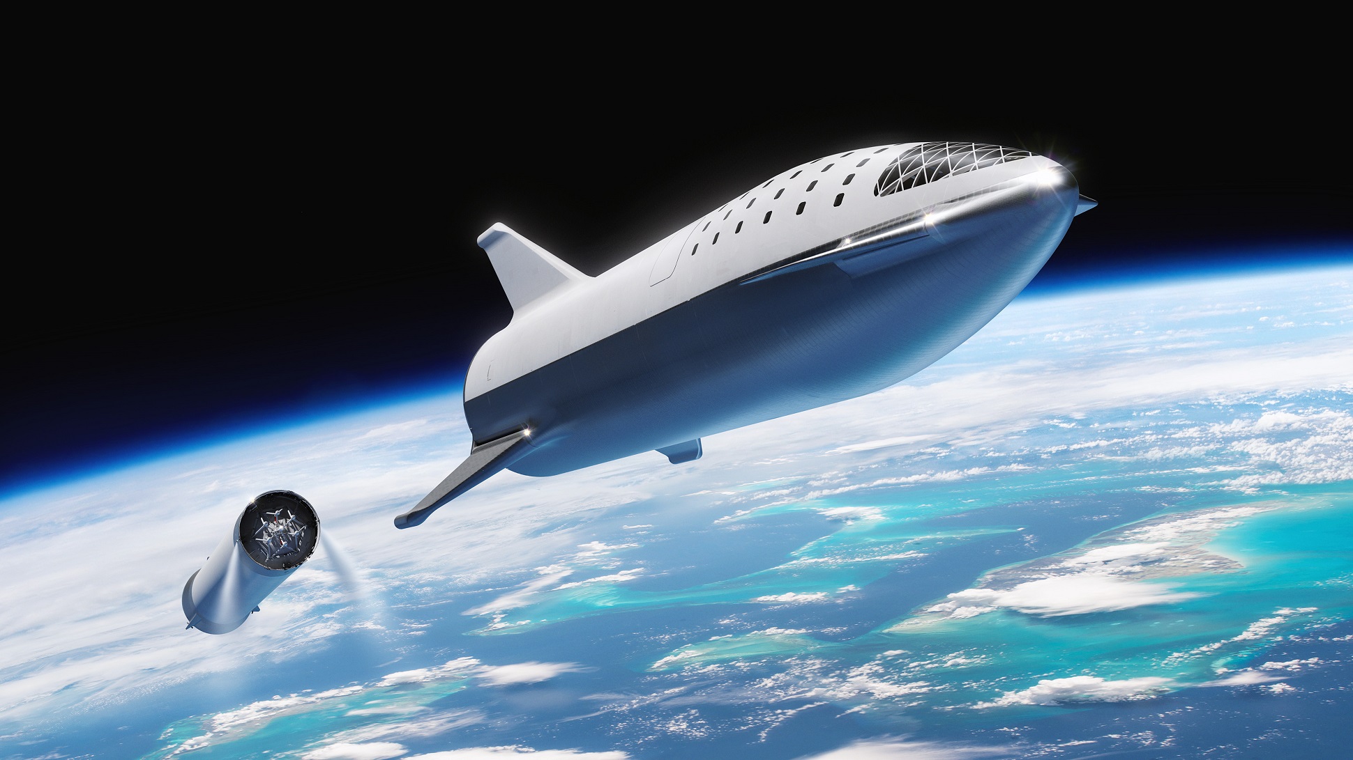 SpaceX Starship – универсалната космическа совалка, която поглежда към ...
